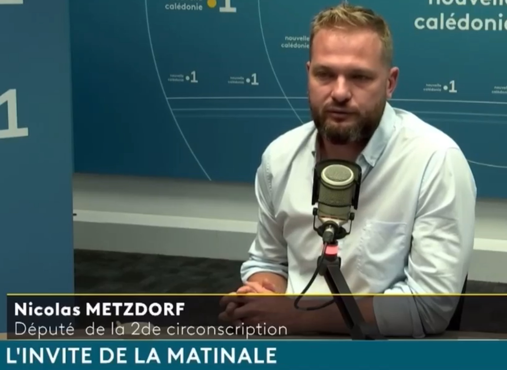 #NC1ère - NICOLAS METZDORF - L'invité de la matinale - 02.09.2022 ...